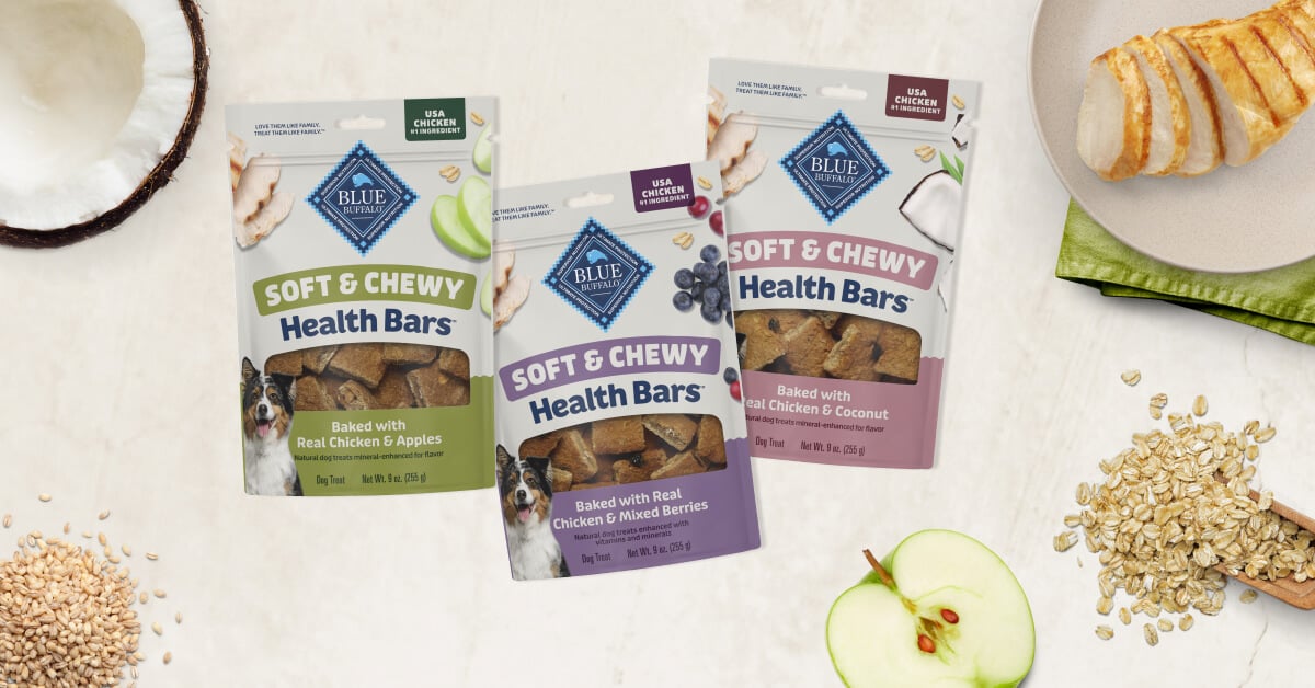 New BLUE Soft & Chewy Health Bars | Blue Buffalo