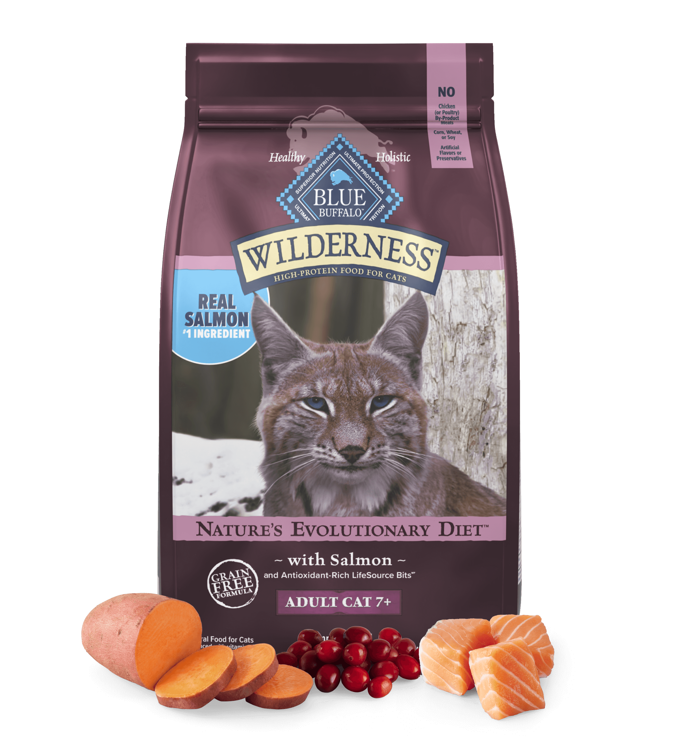 BLUE Wilderness Salmon Recipe for Adult Cats 7+