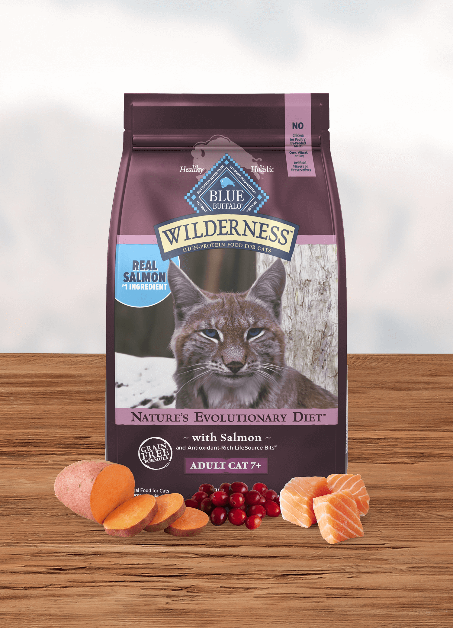 BLUE Wilderness Salmon Recipe for Adult Cats 7+
